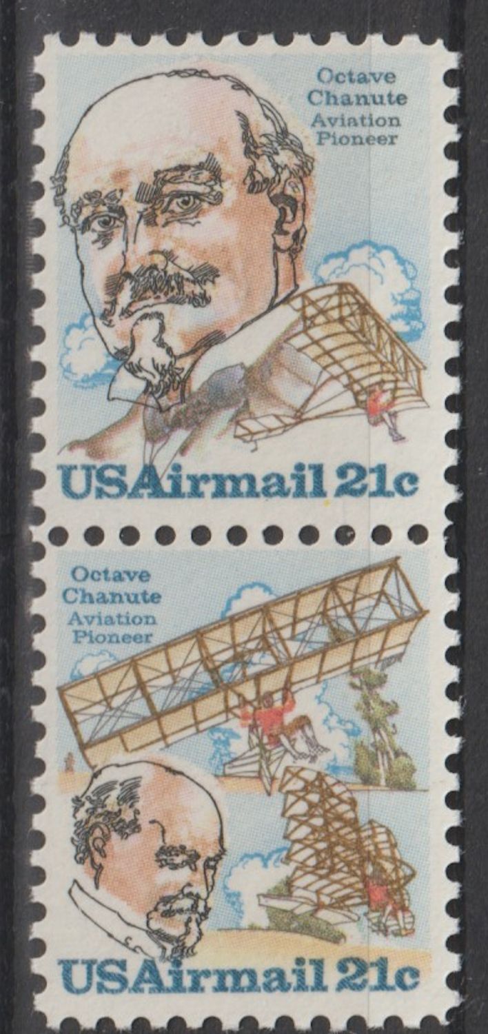 U.S. Scott# C94a 1979 Octave Chanute Issue VF MNH Pair | United States ...