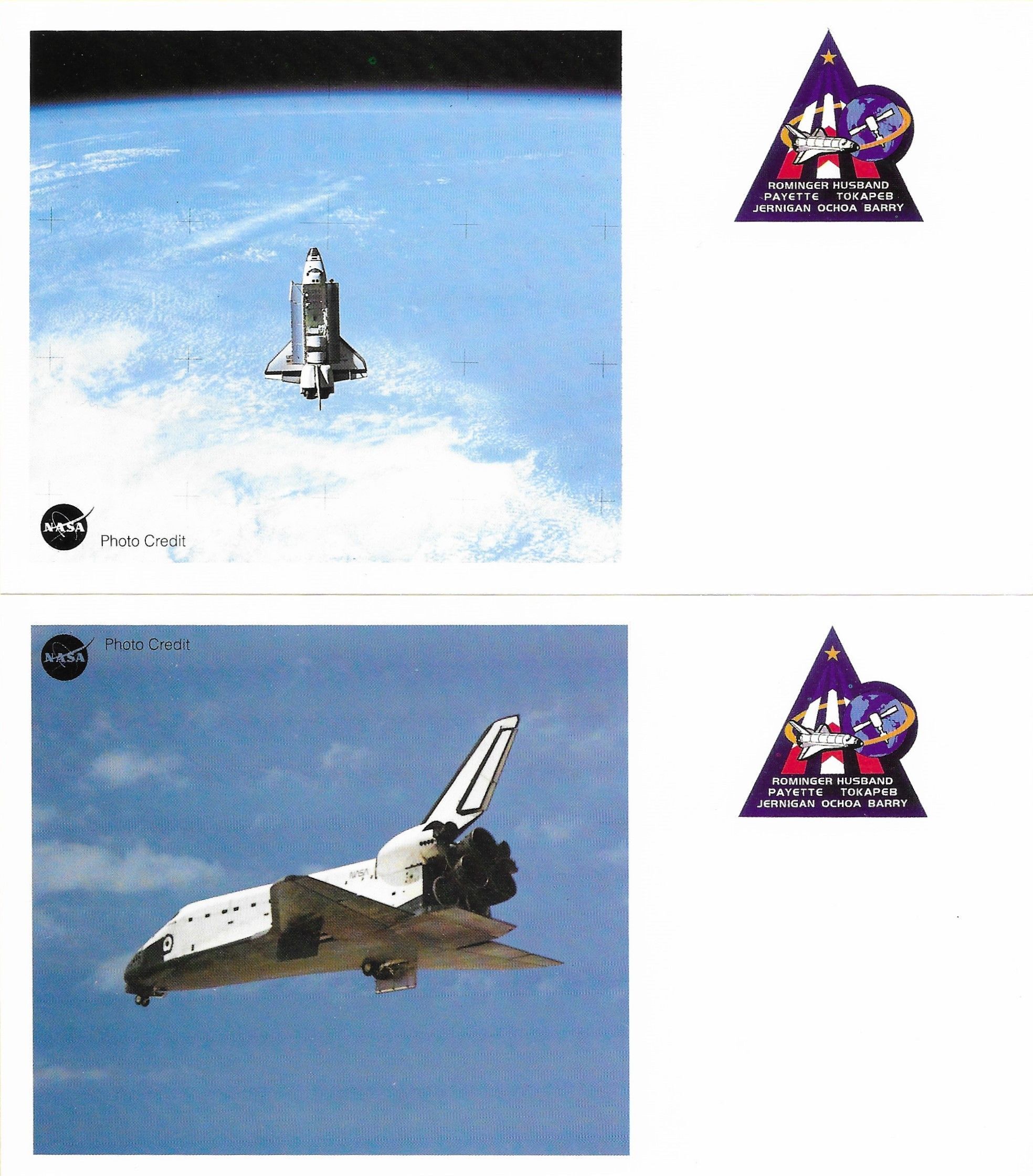 Space Cards (4), STS-96 Space Shuttle Discovery | United States ...