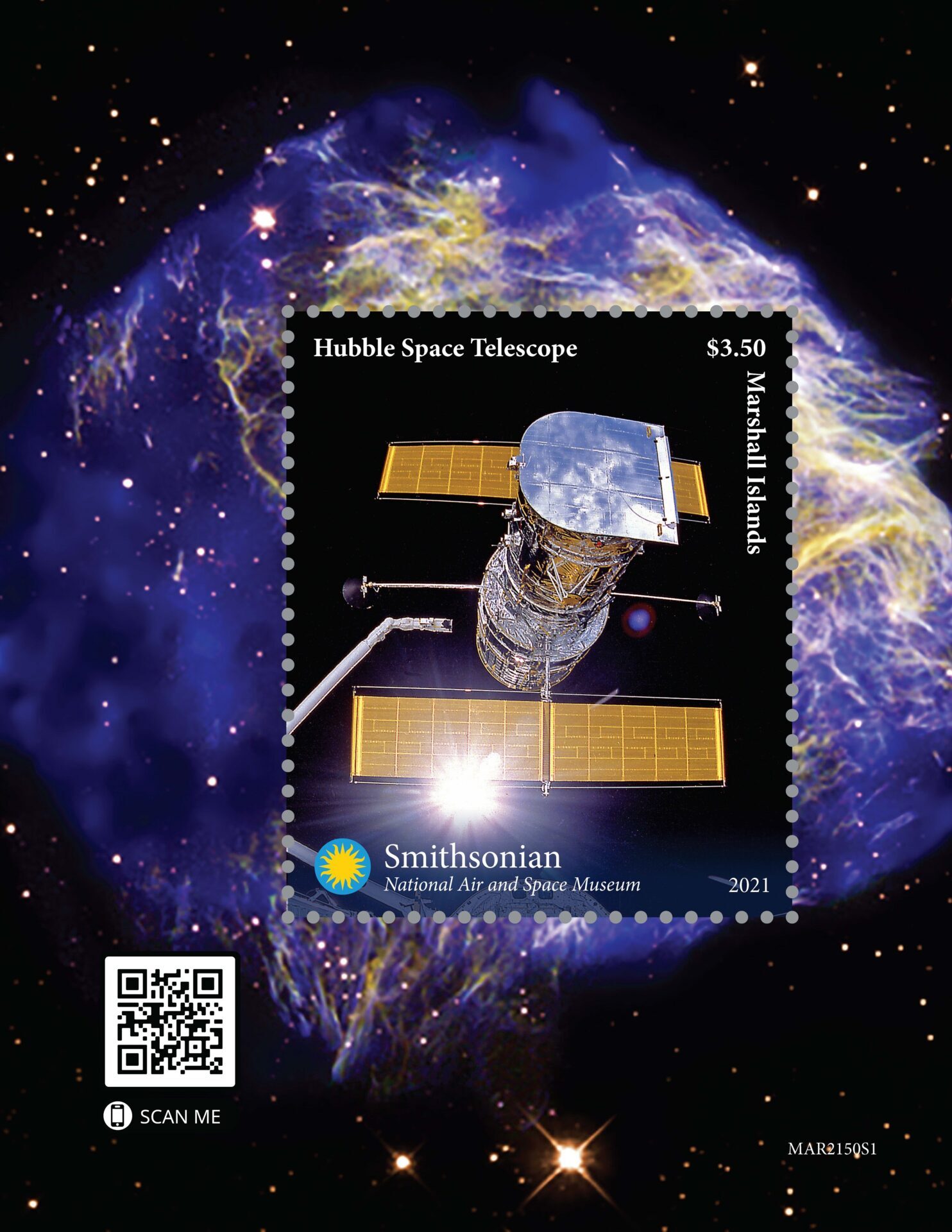 Stamps of Marshall Islands 2021 – Hubble space telescope. | Australia ...