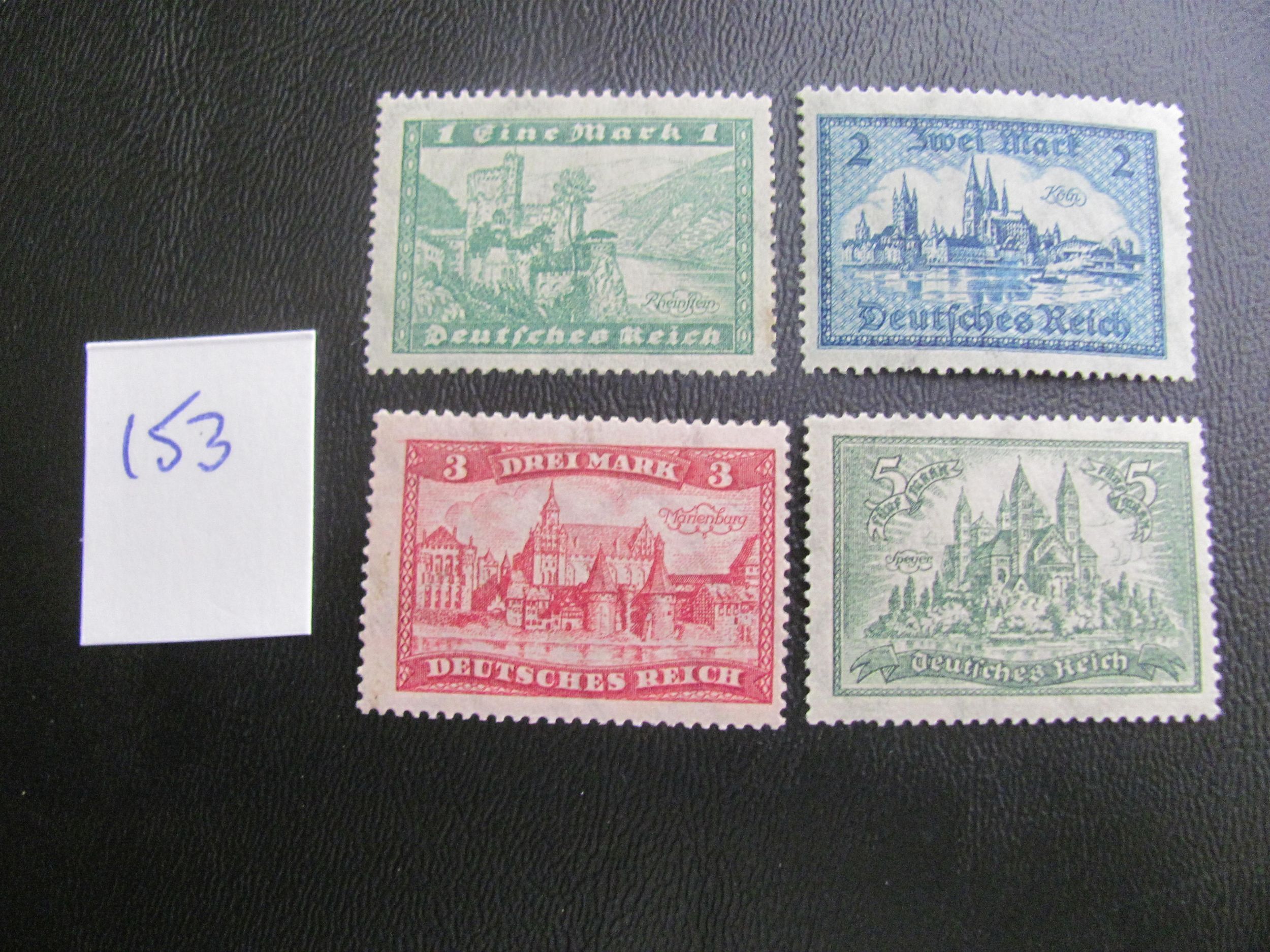 Germany 1924 MNH SC 337-339,350 SET VF 360 EUROS (153) | Europe ...