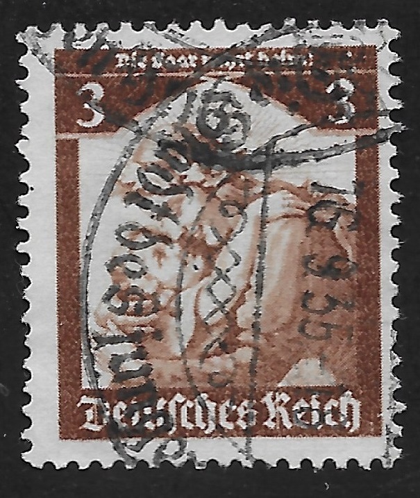 Germany #448 3pf Germania Welcoming Home the Saar | Europe - Germany ...