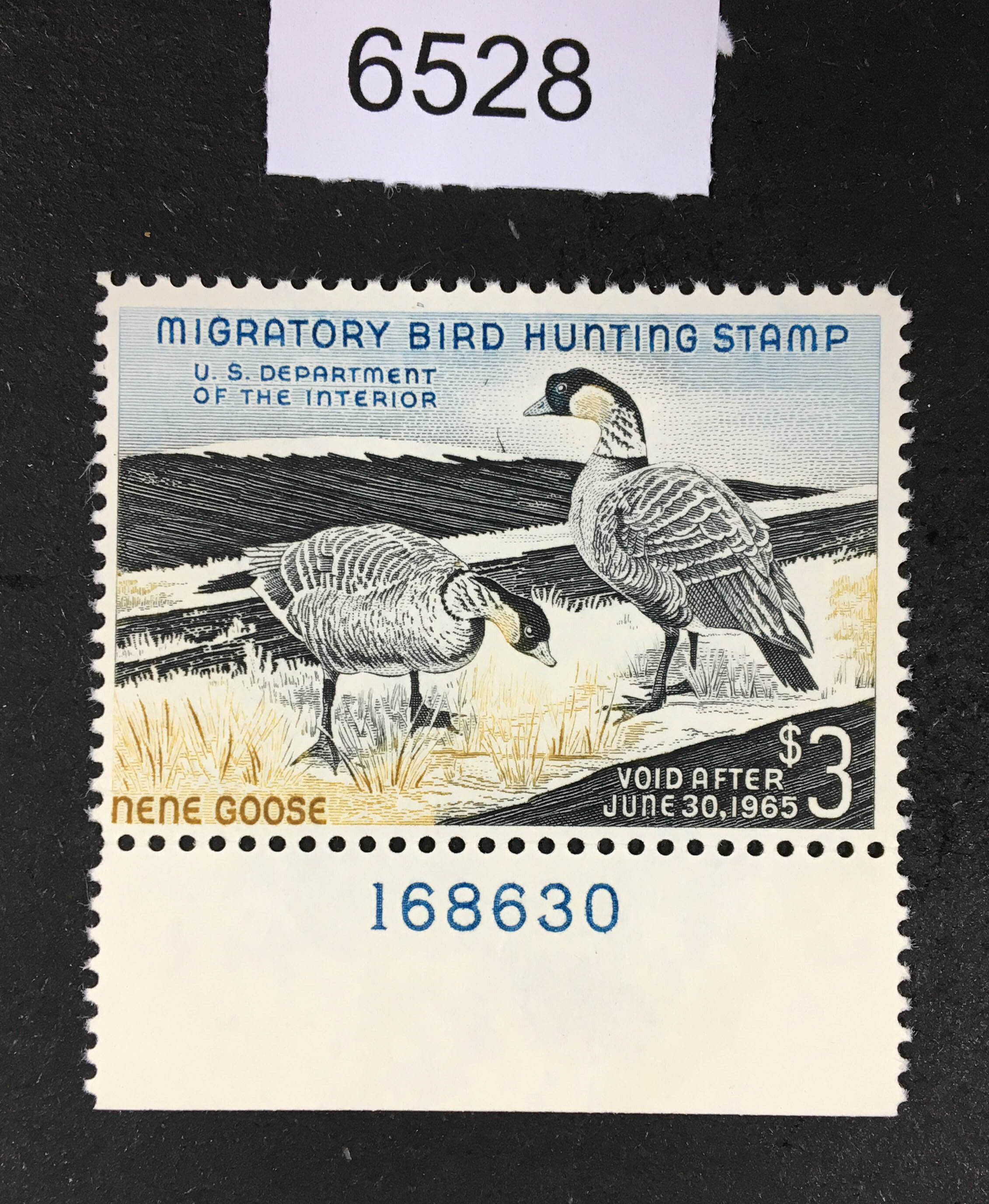 US Stamps # Rw31 Mint OG NH Plate Single Post Office Fresh Choice LOT # ...