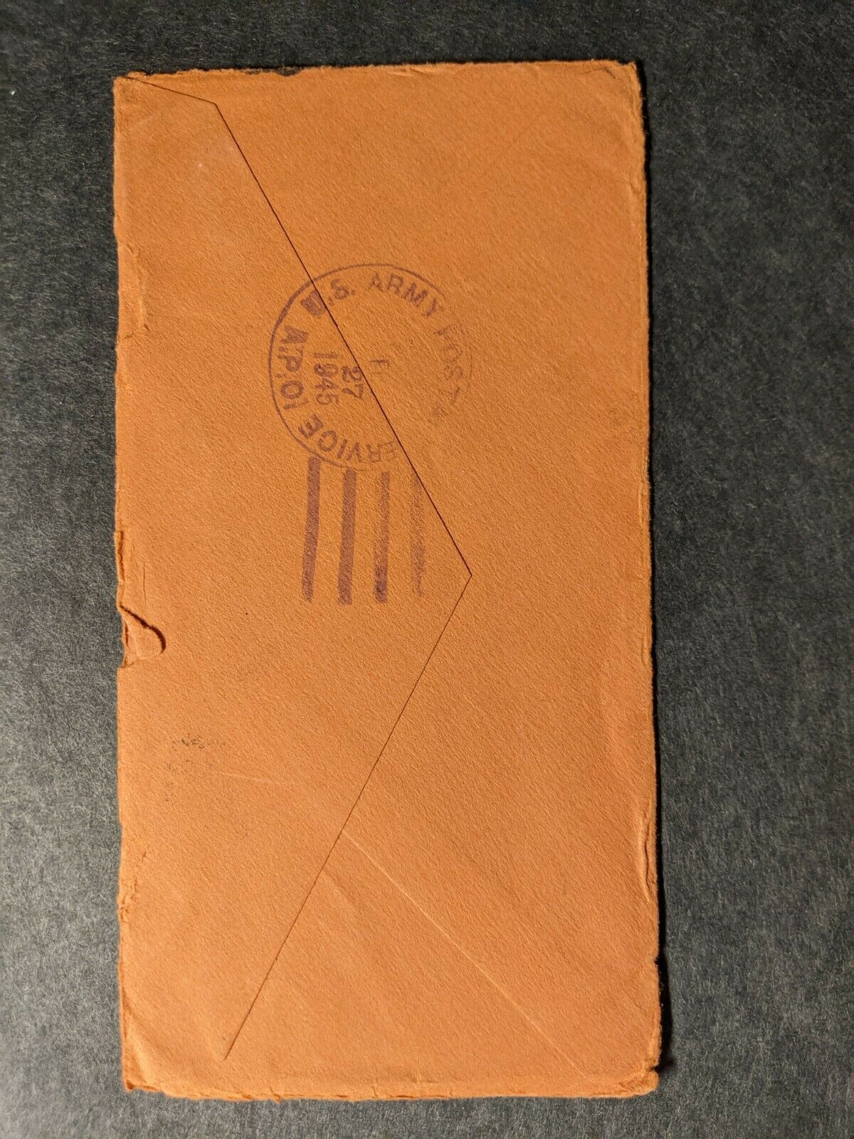 APO 9271 Officers Mail 1945 WWII Army Cover | United States, Stamp ...