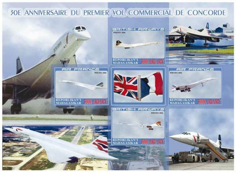 2006 30th first concorde flight 4 values perf aviation flags anglo ...
