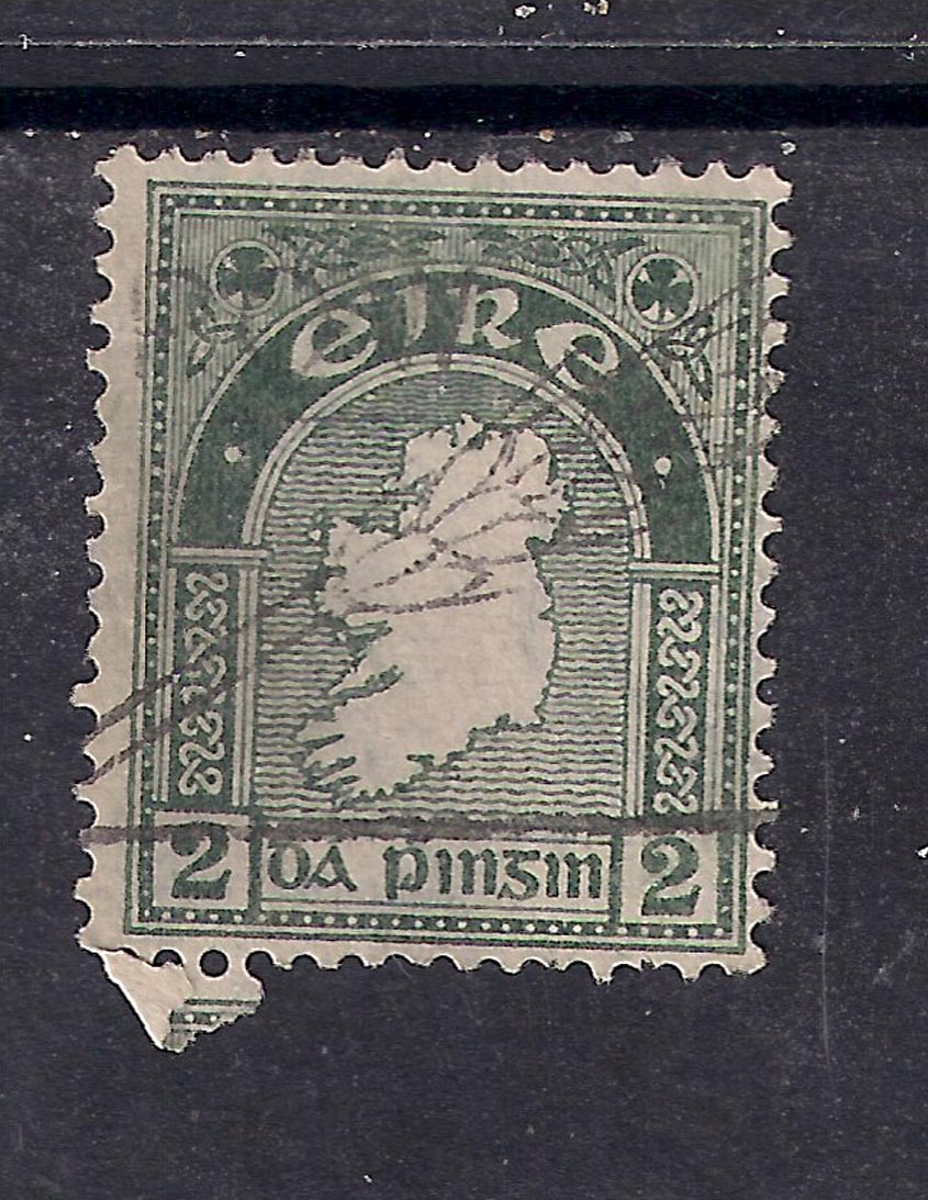 Eire Ireland 1933 -34 2p Green Definitive used stamp ( J852 ) | Europe ...