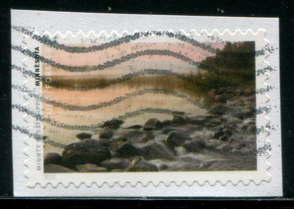 5698a US (58c) Mighty Mississippi SA, used on paper | United States ...