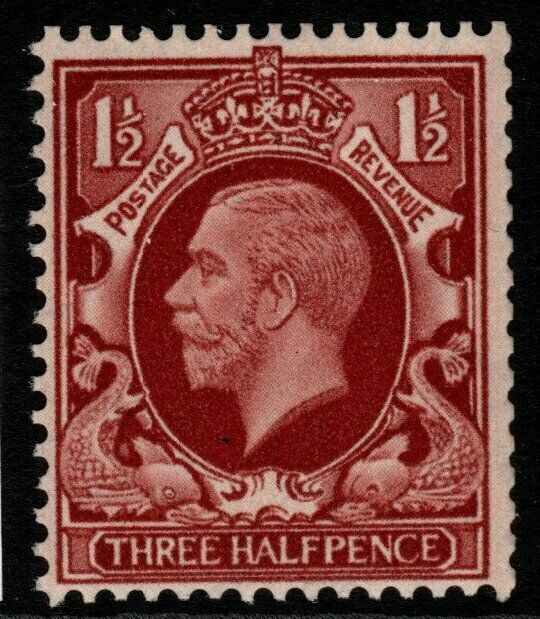 GB Sgn52 1934 1½D Red-Brown Intermediate Format MNH | Great Britain ...