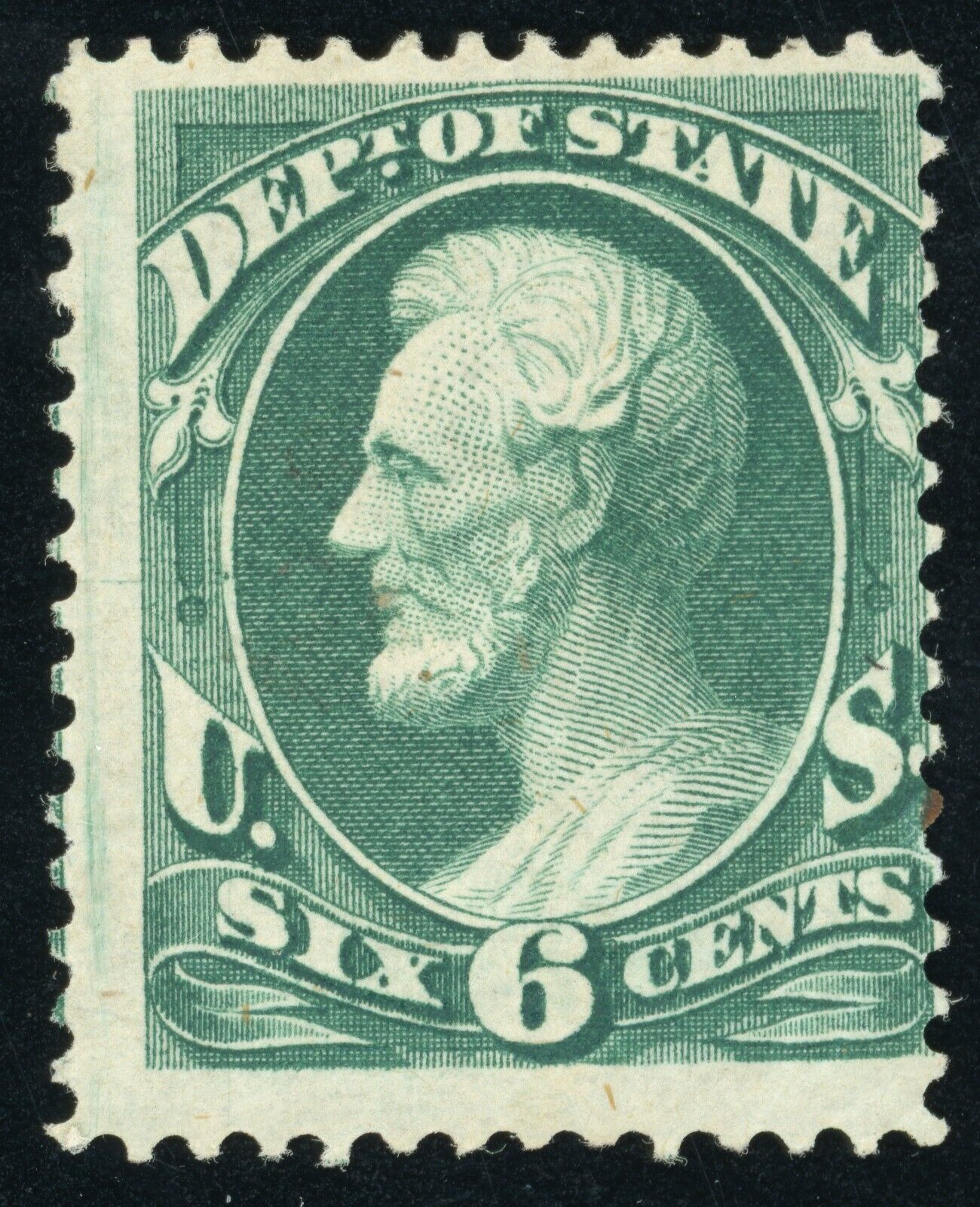 US Scott O60 Mint HR OG 6 cents Dept of State Official Lot AOF060 ...
