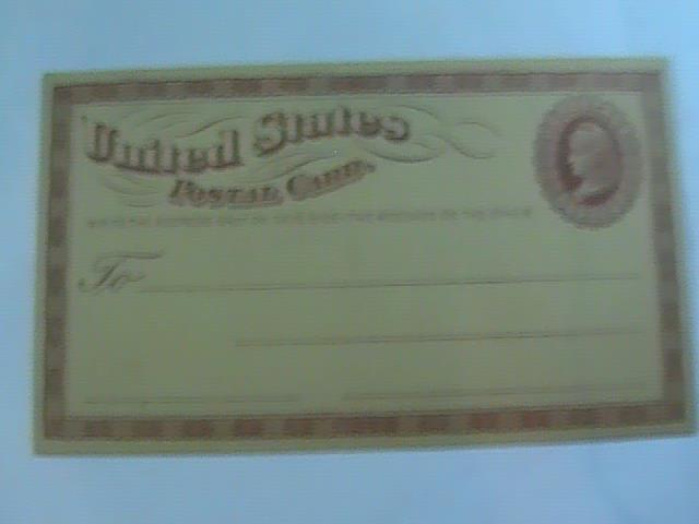 U.S. # Ux1--Mint Never/Hinged/Unused--Brown/Buff--Postal Card-----1873 ...