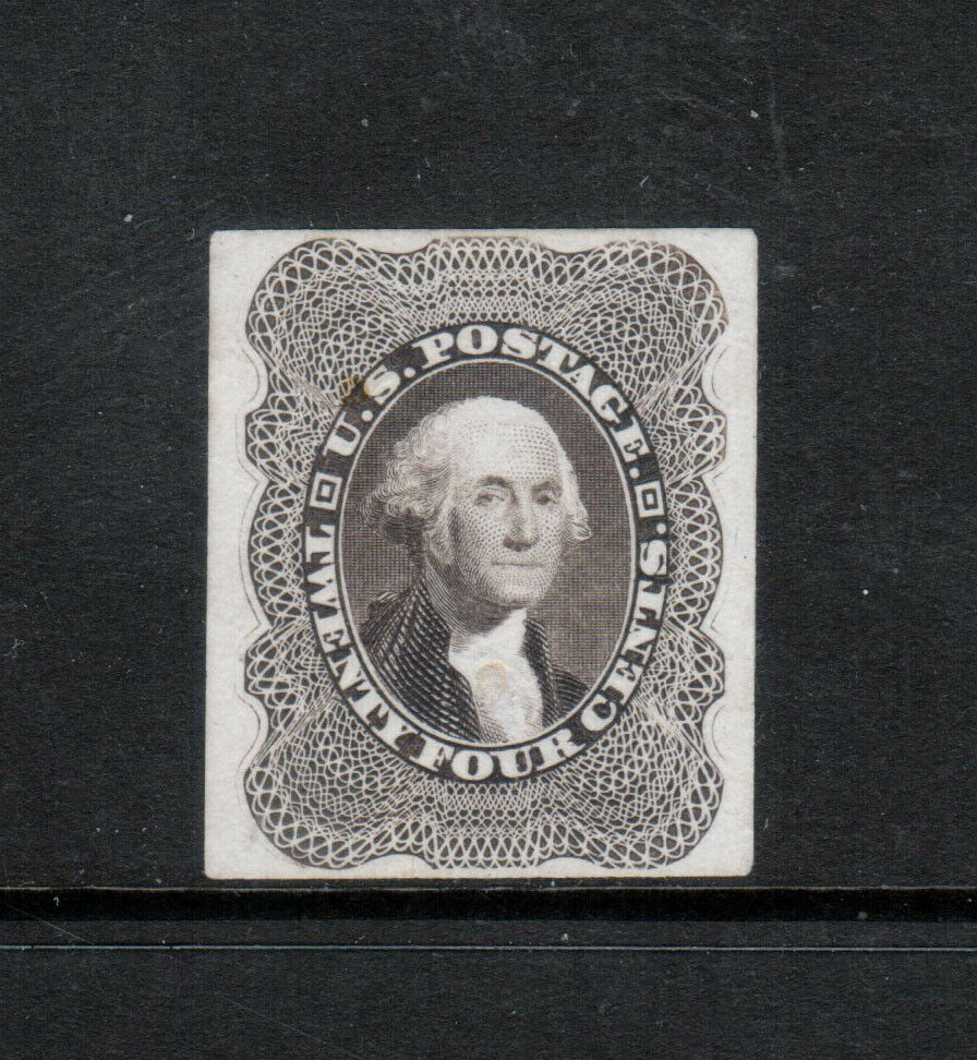USA #37P5 Extra fine Proof On Stamp Paper Unused (No Gum) **With ...