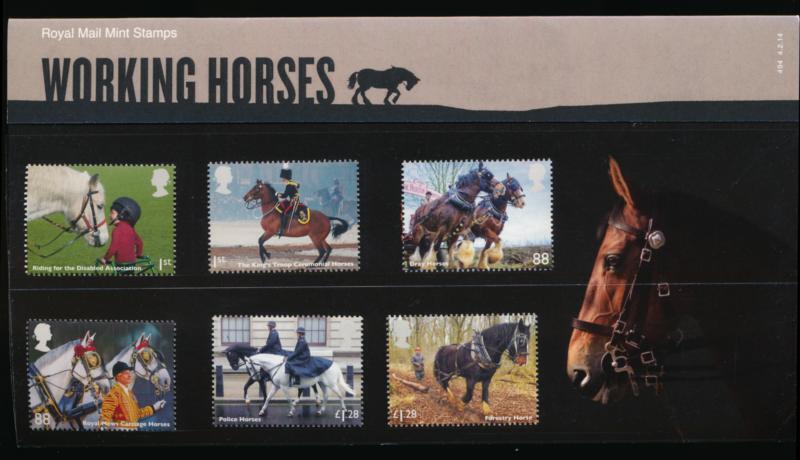 GB Royal Mail Working Horses 2014 Presentation Pack | Great Britain ...