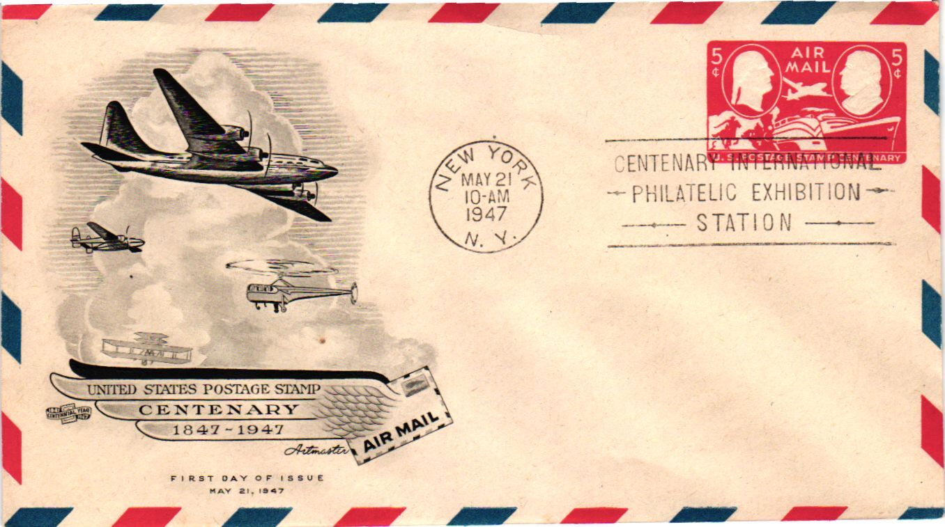 #UC17 Skymaster Stamped Envelope - Artmaster cachet | United States ...