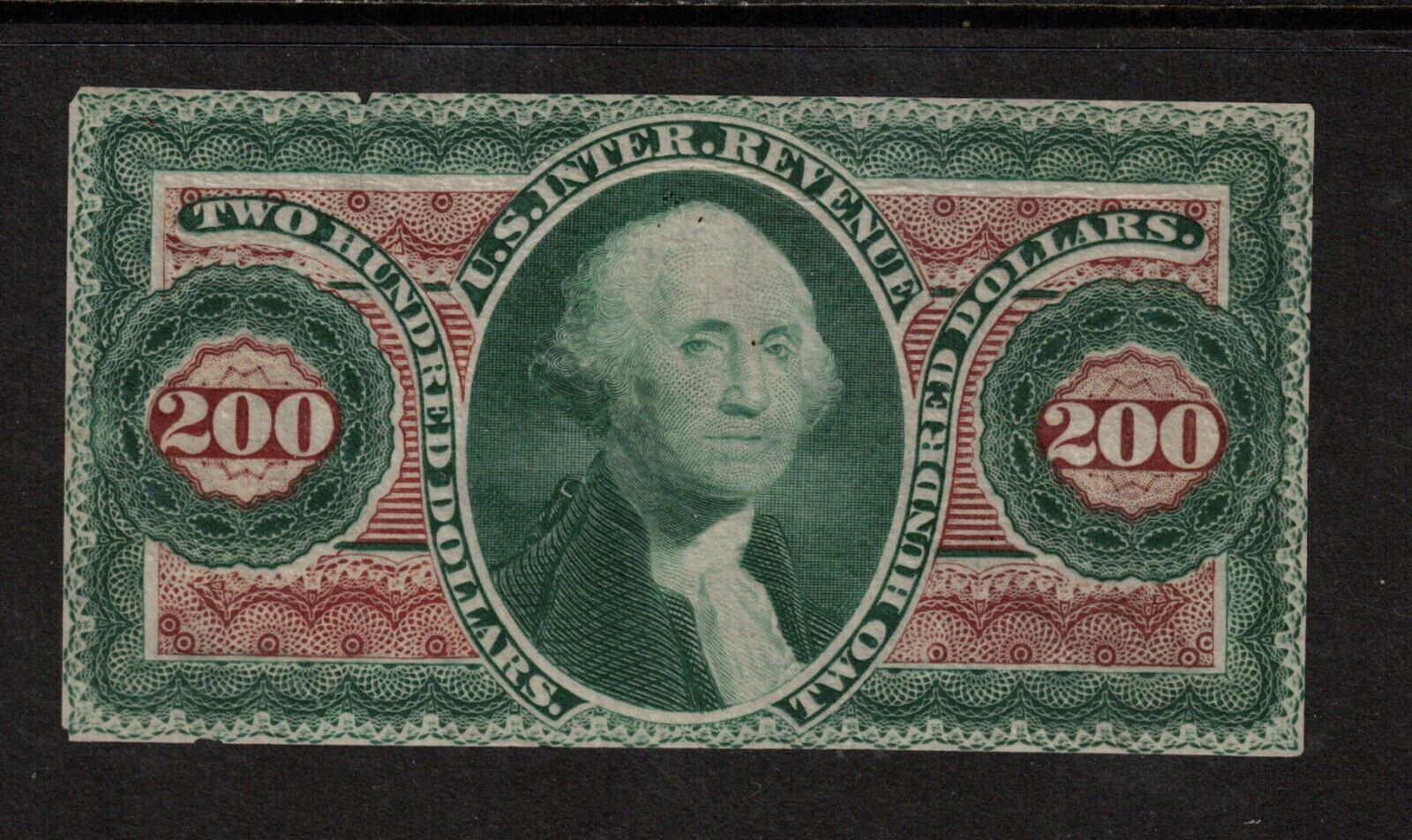 USA #R102TC3b Fine Trial Color Plate Proof On India Paper **With ...