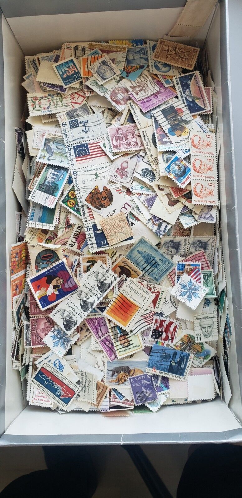 US 100 Vintage Stamps, All Different Used. 10% Bonus Stamps added. Nice ...