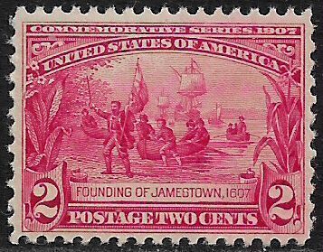 United States #329 MNH Stamp - Founding of Jamestown | United States ...