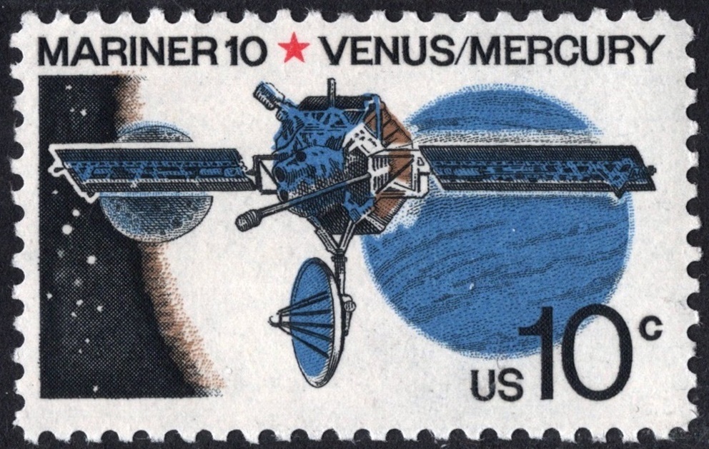 SC#1557 10¢ Mariner 10, Venus and Mercury (1975) MNH | United States ...