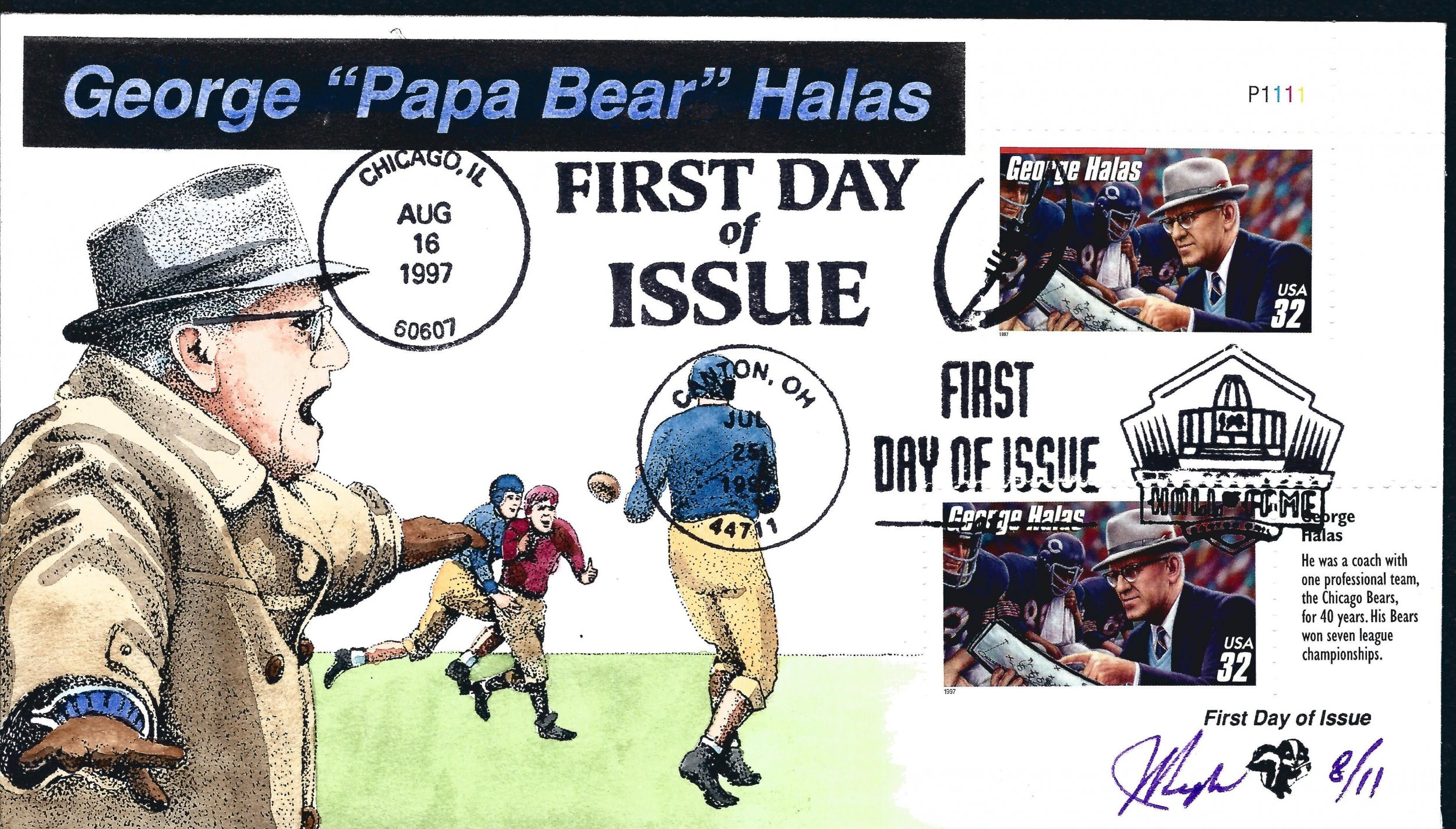 Rare Pugh Designed/Painted "Papa Bear" Halas...11 of Only 11 created ...