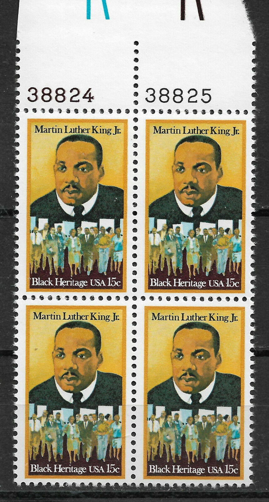 US 1979 Martin Luther King, Jr.,Civil Rights, Plate Block Scott # 1771 ...