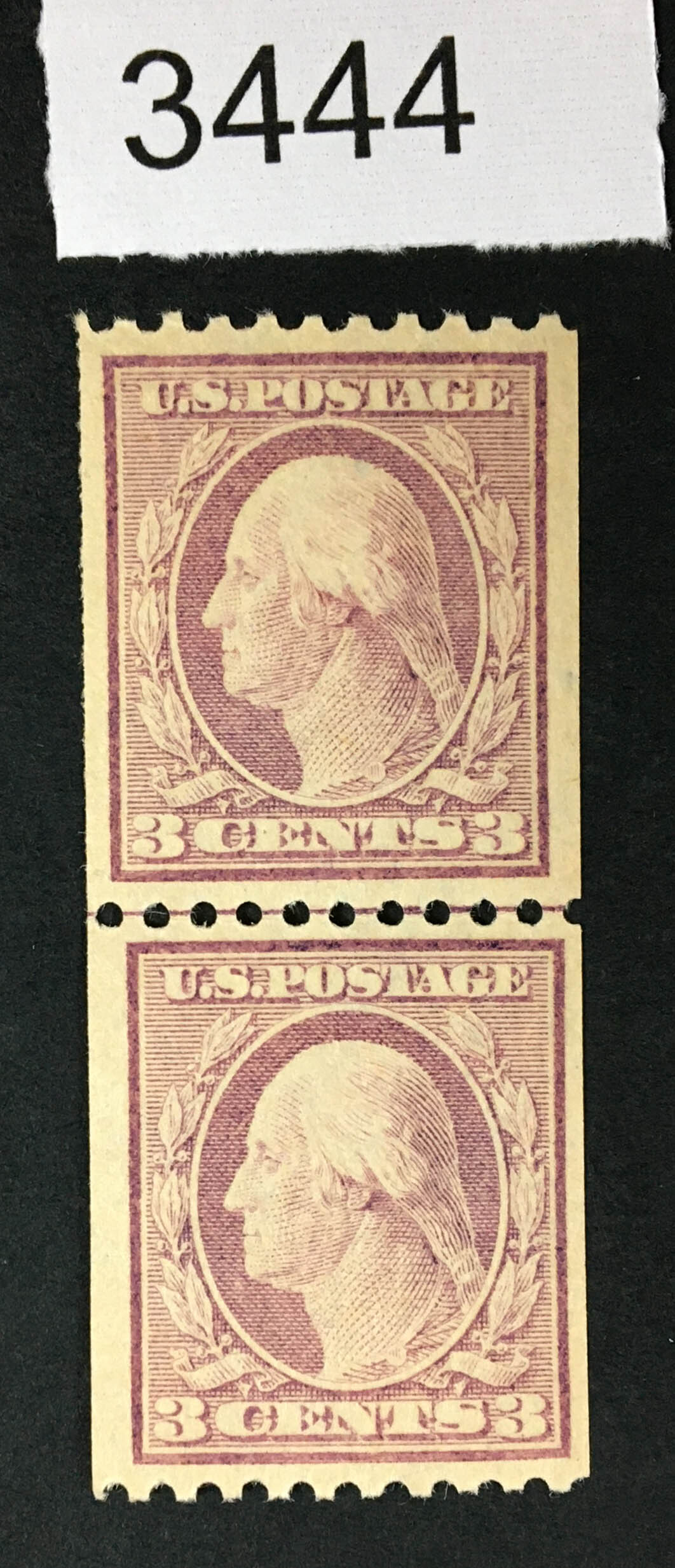 US Stamps # 489 Mint OG NH Line Pair LOT #3444 | United States, General ...
