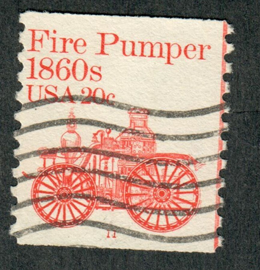 US #1908 Fire Pumper Used PNC Single plate #11 | United States, General ...