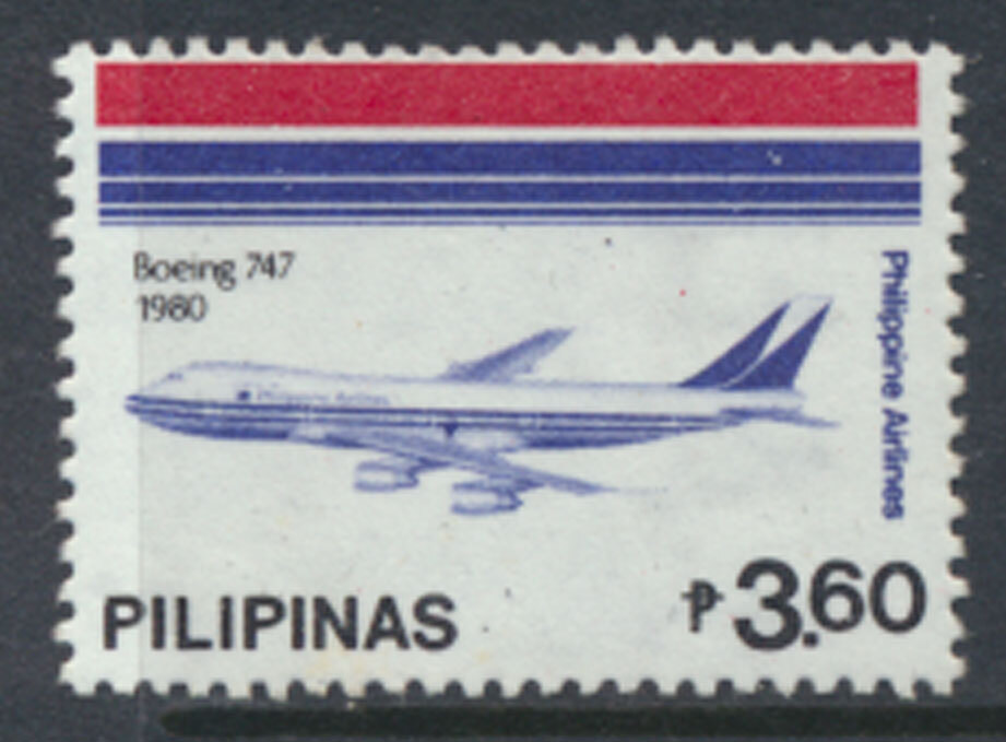 Philippines Sc# 1785b no cancel no gum? Aircraft 747 see details & scan ...
