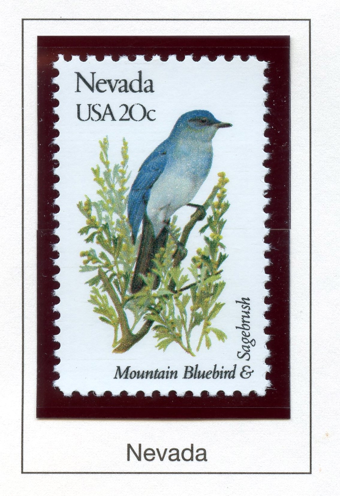 COMPLETE 5 PAGE - SET OF ALL 50 STATE BIRD STAMPS FREE SHIPPING U.S ...