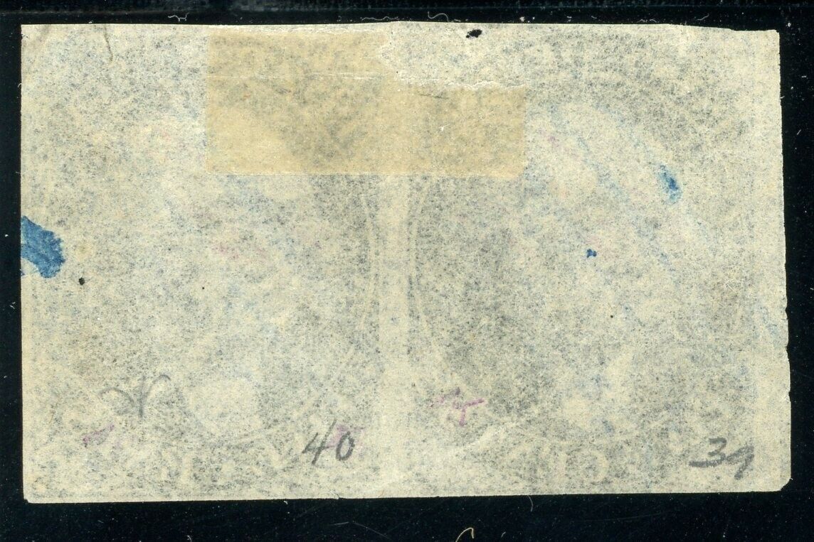 USAstamps Used FVF US 1845 Provisional Pair Scott 9x1 +Cert SCV $1,400 ...