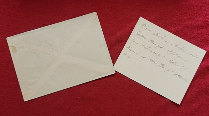 WW2 WWII German Third Reich Nazi Cover Adolf Hitler birthday Cancel ...