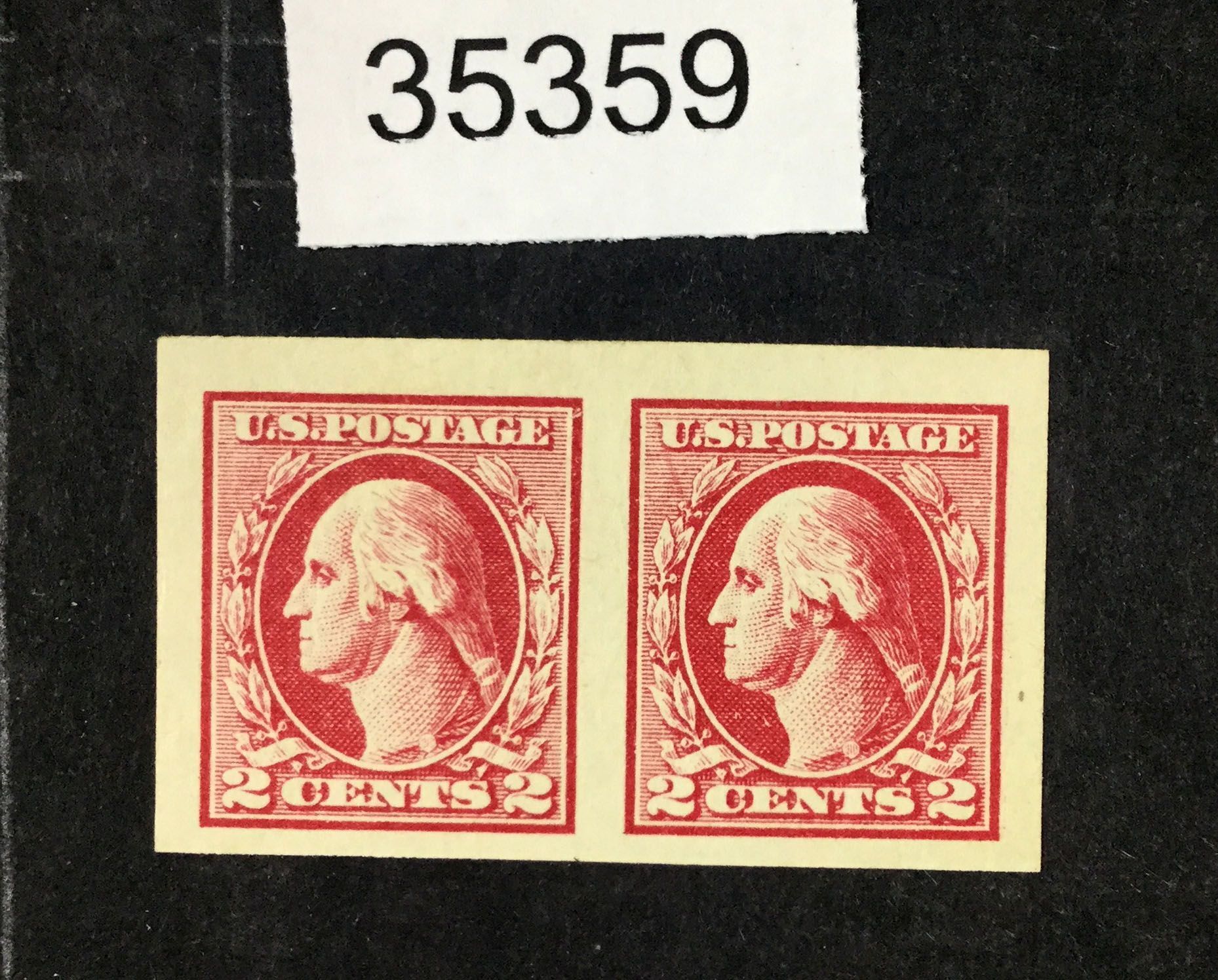 US Stamps #532 Mint OG VLH Pair XF Jumbo LOT #35359 | United States ...