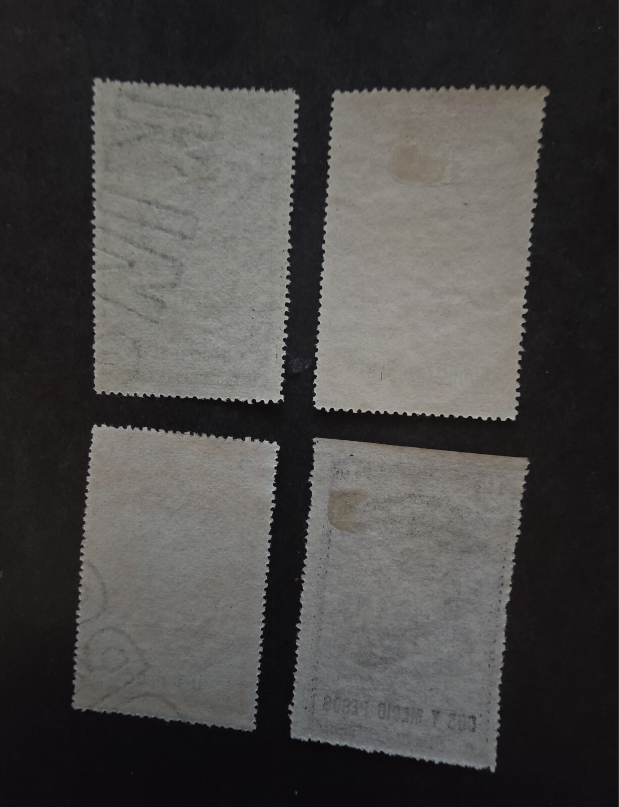 Costa Rica 1883 Old Revenue Fiscal Tax Stamp Lot BOB Back of Book ...