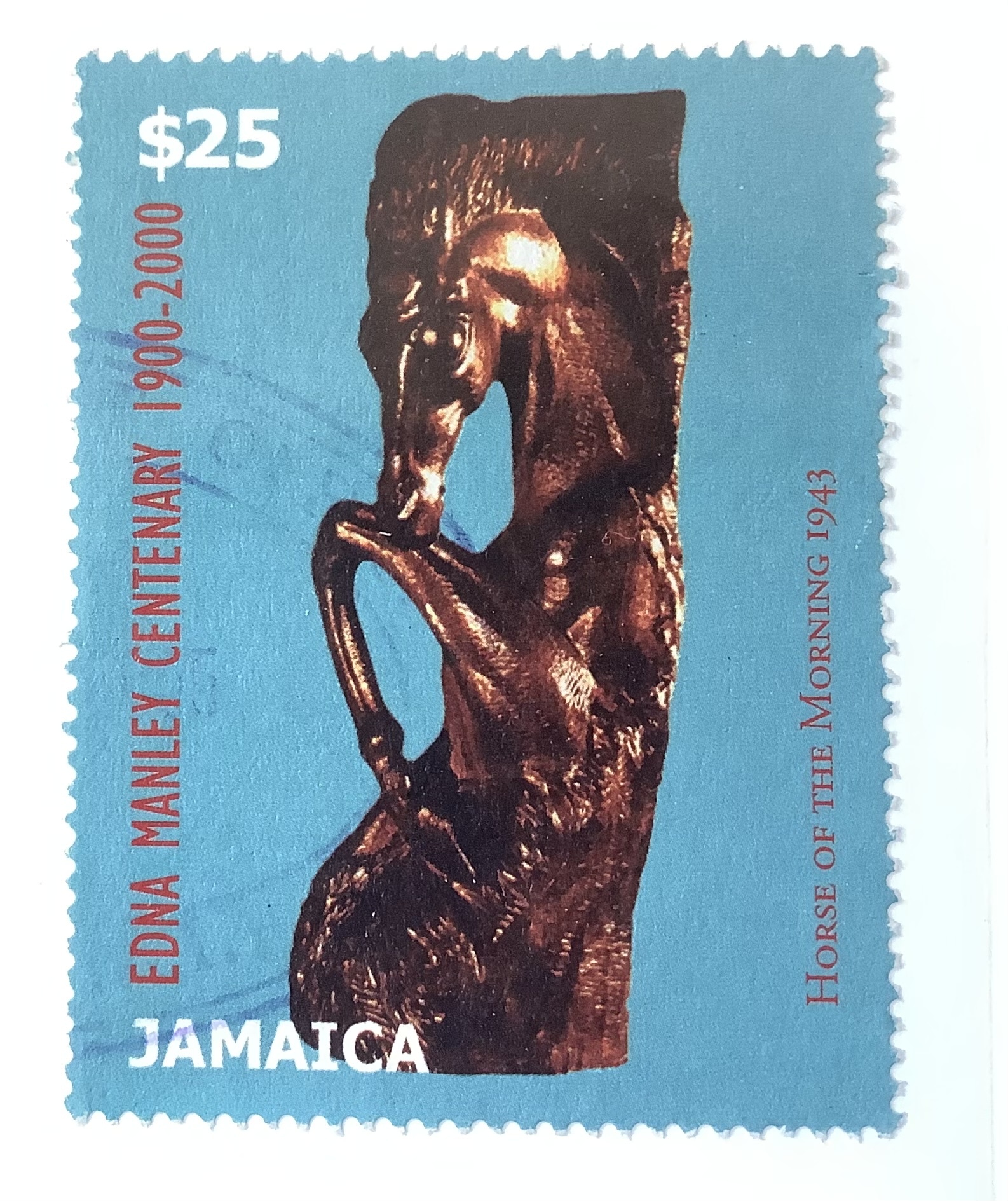 Jamaica 2000 Scott 916 used - $25, Horse of the Morning | Caribbean ...