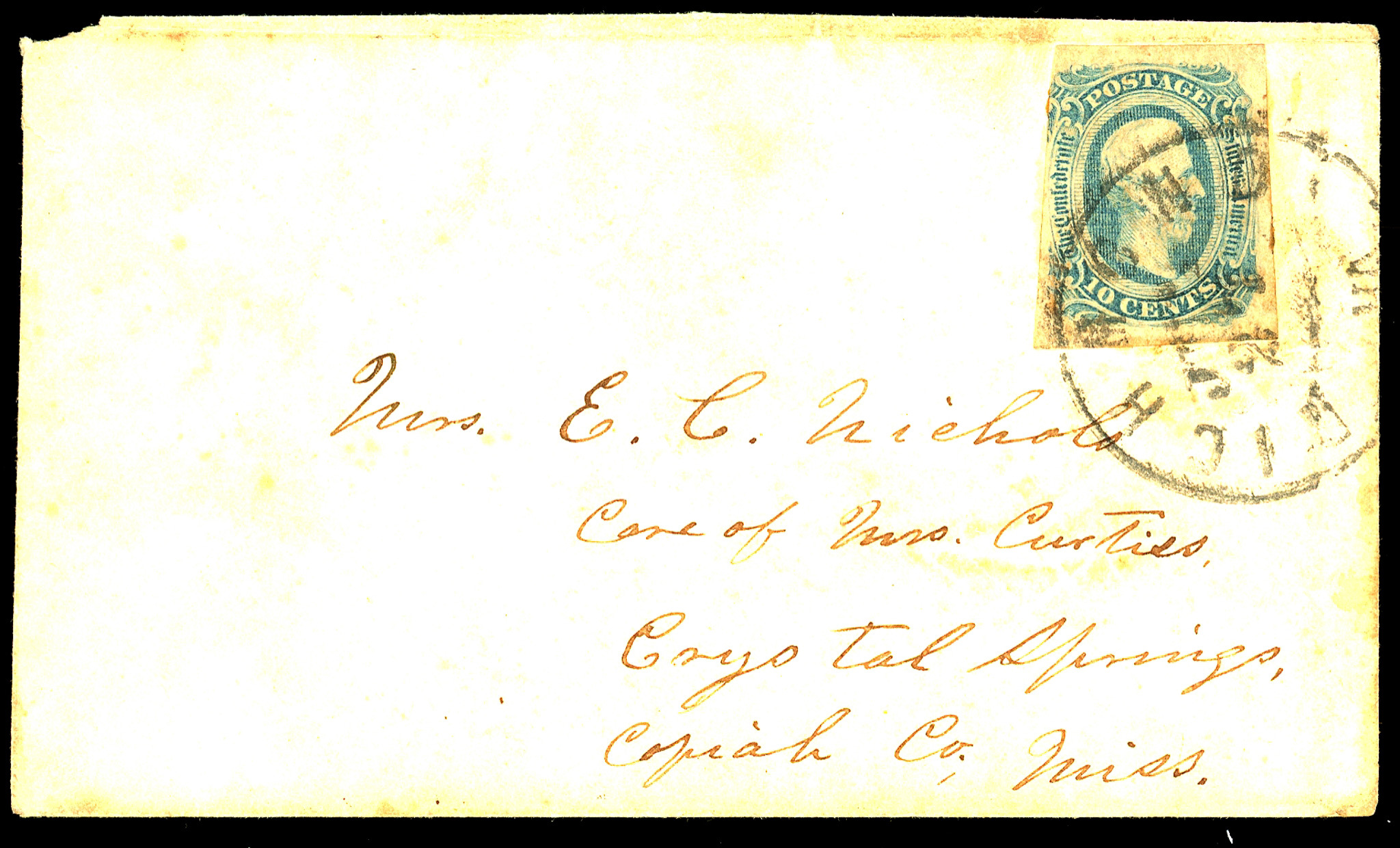 CSA #12 Used on Cover | United States, General Issue Stamp / HipStamp