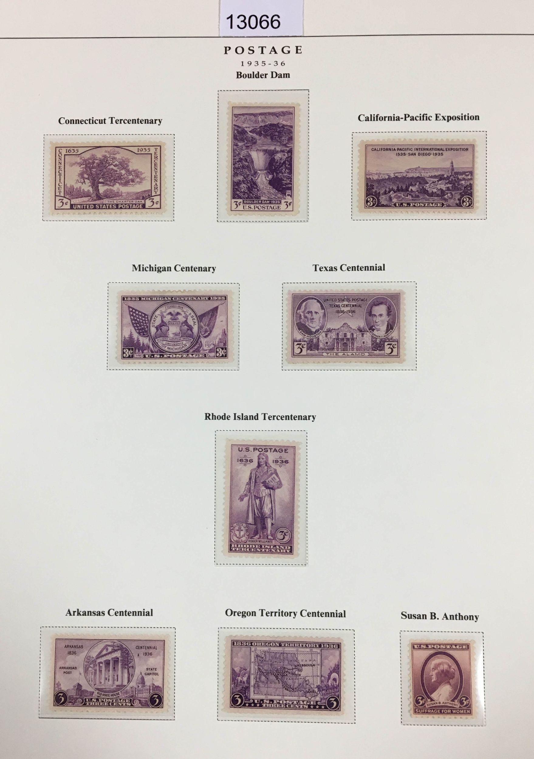 US Stamps 1935-1936 Mint OG H Collection LOT #13066 | United States ...