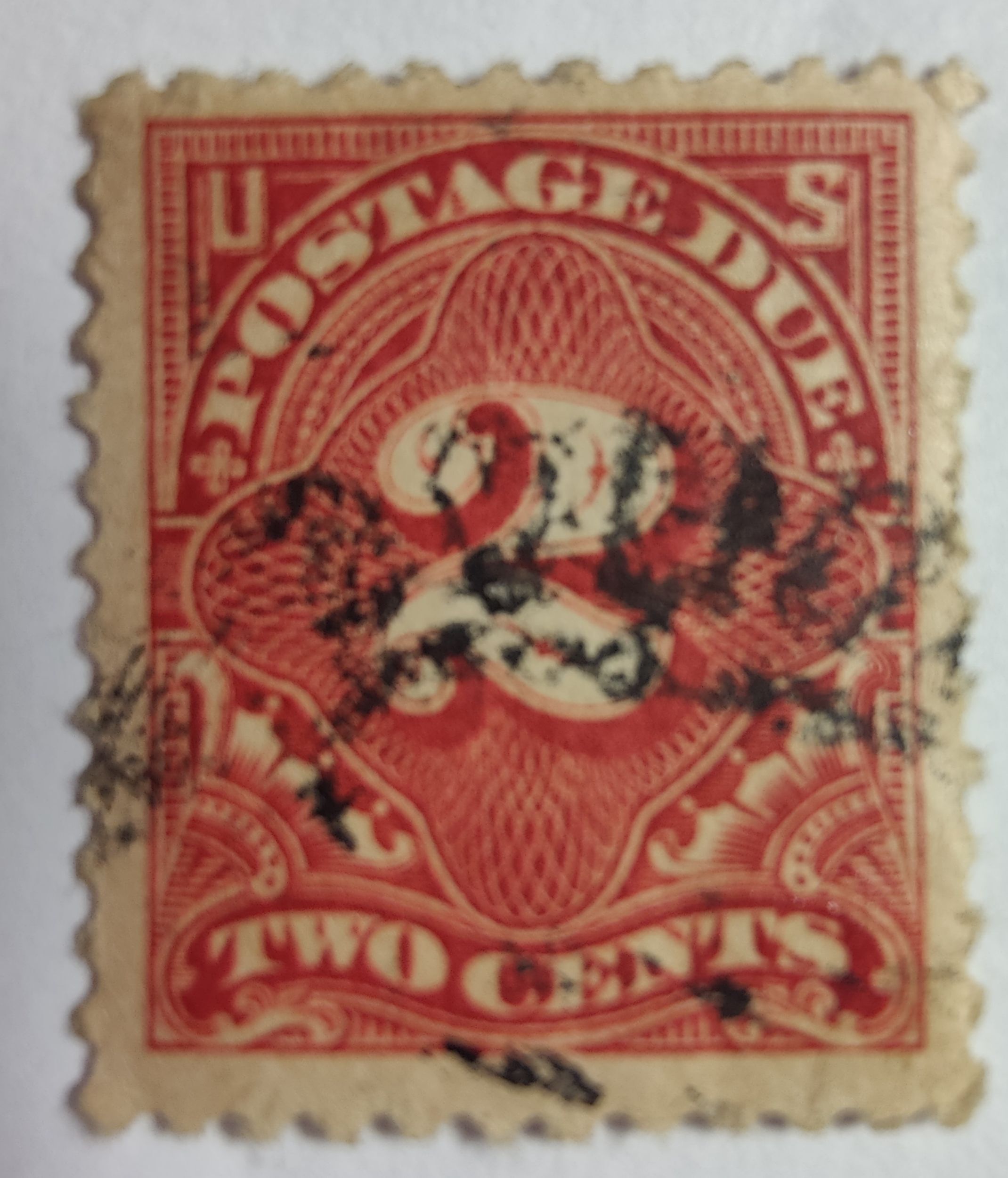 Scott #J32 Used TWO Cent United States Postage DUE | United States ...