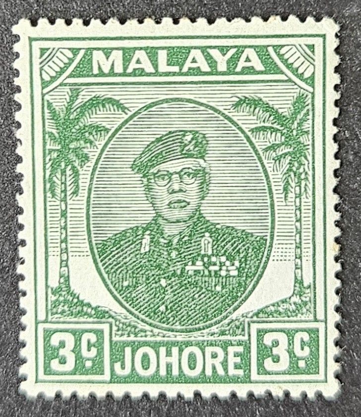 Malaysia Johore 1949 SG135 mm 3c. Sultan Sir Ibrahim | Asia - Malaysia ...