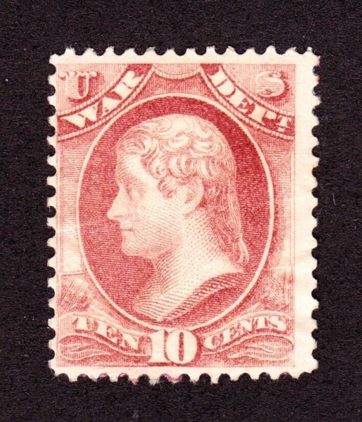 US O88 10c War Department Mint F-VF Part OG SCV $140 | United States ...