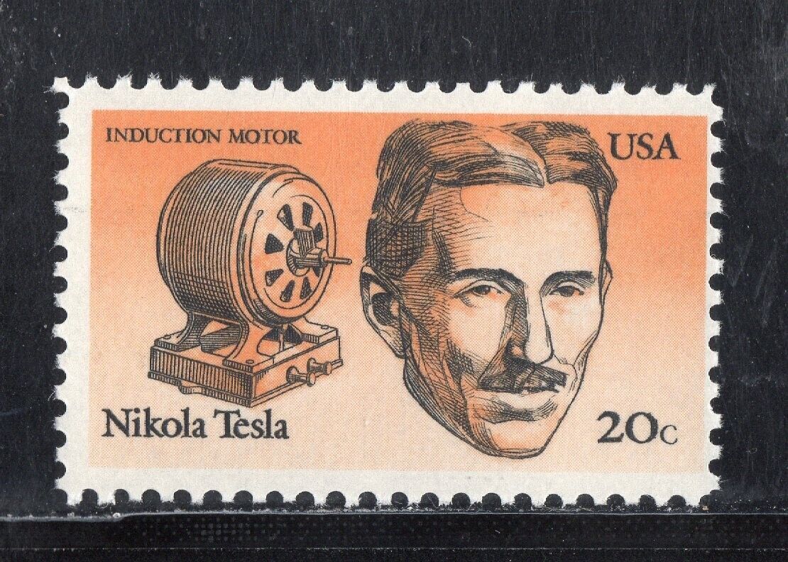 2057 * Nikola Tesla ~ American Inventor * U.S. Postage Stampmnh ...
