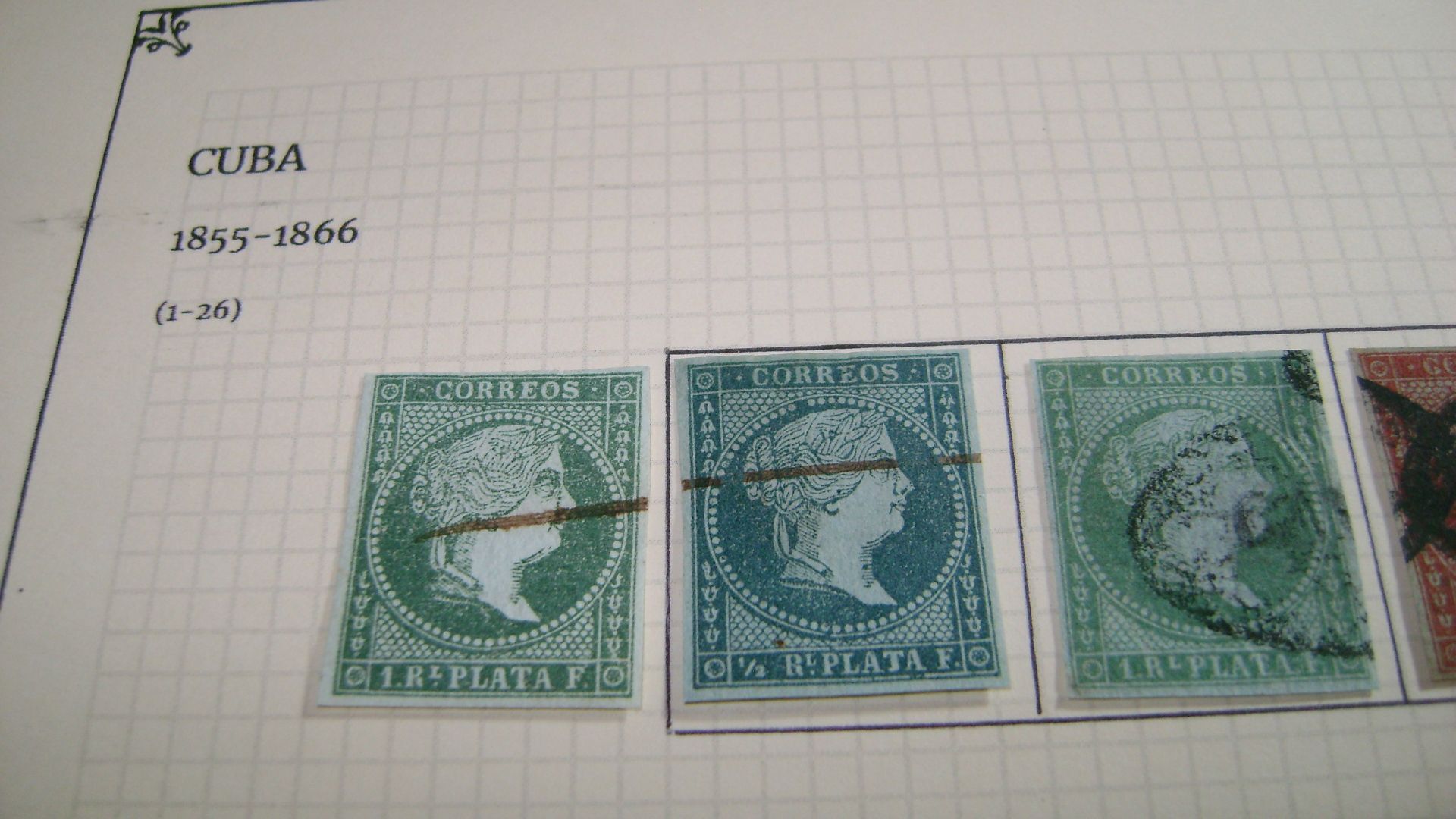 Cuba-1855-1856-Lot of 26 Stamps Used and Mh-Scott Catalogue Value ...