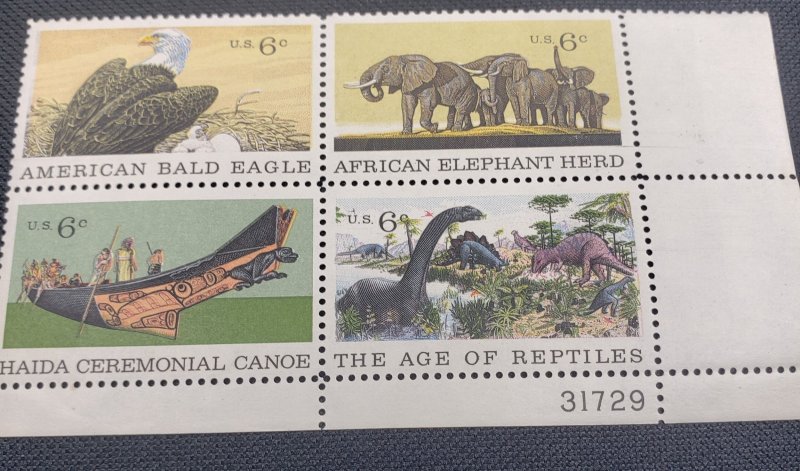 1970 6c National History US 1387-90 | United States, General Issue ...