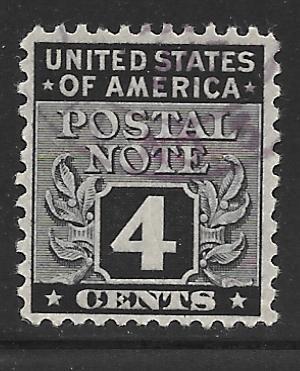 USA PN4: 4c Numeral, used, F-VF | United States, Back of Book (Other ...