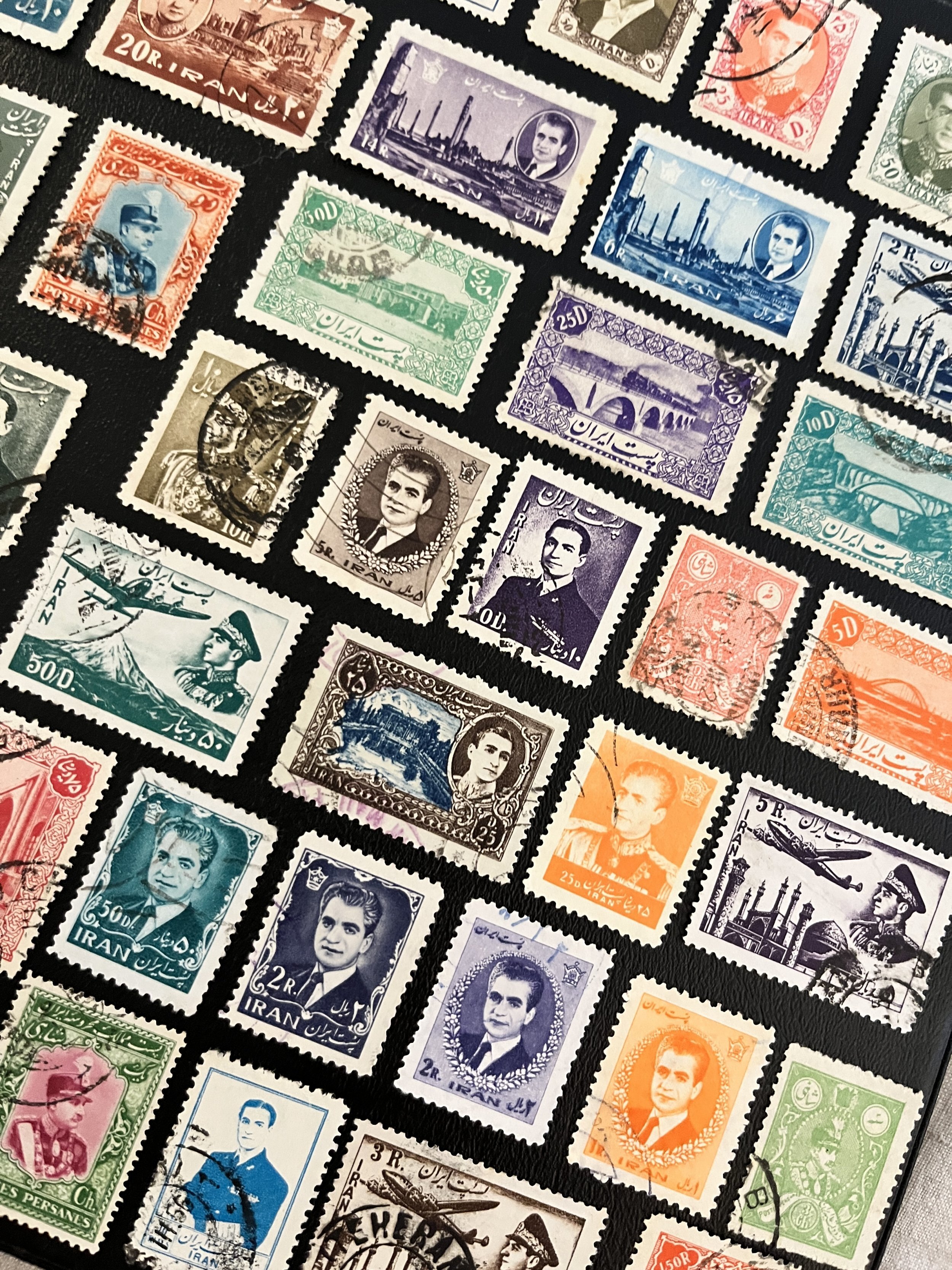 50 Stamp IRAN Fun Pack // Lot of 50 Different Iranian Stamps // Vintage ...