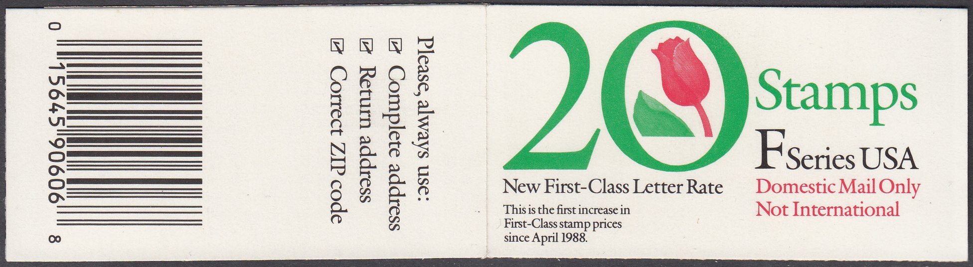 United States BK183 (2519a) MNH (Exploded) CV $13.00 | United States ...