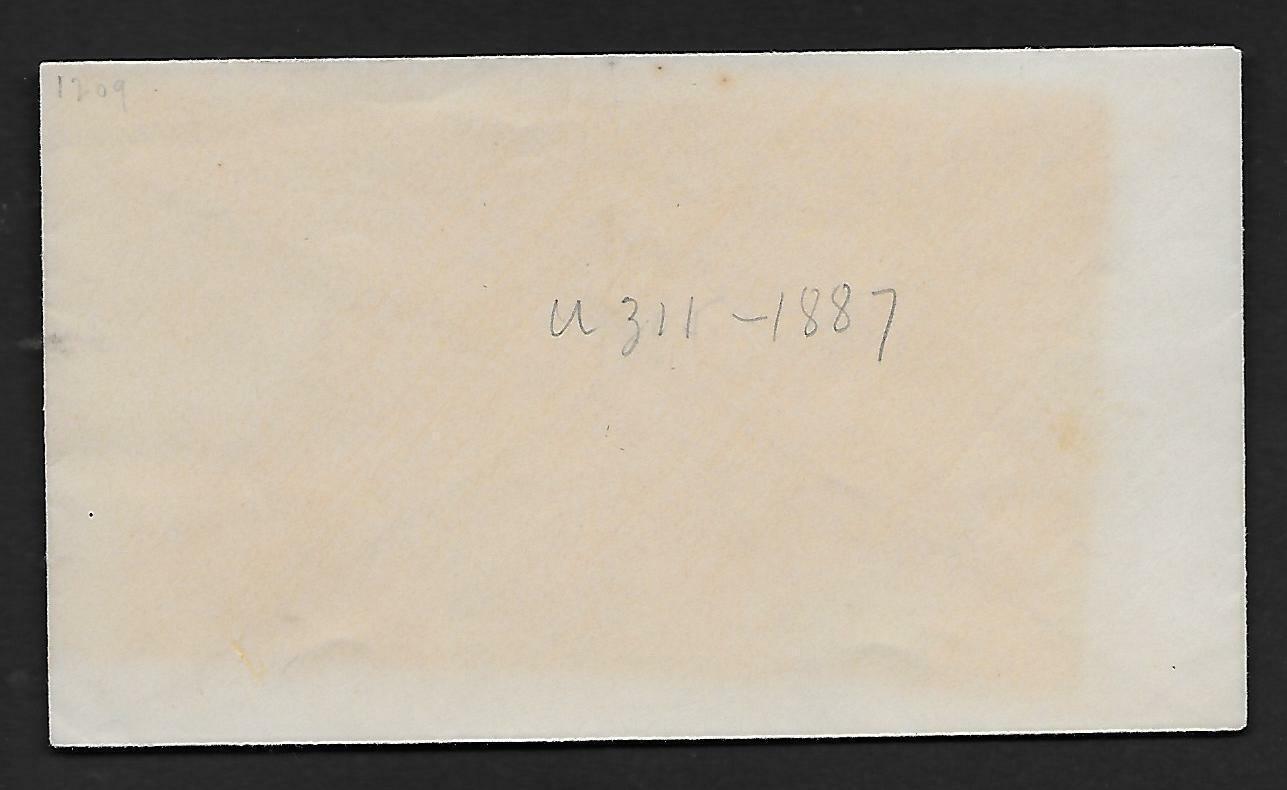 PH90 RARE U3121? Entire Stamped Envelope Partial Impressiion Back of ...
