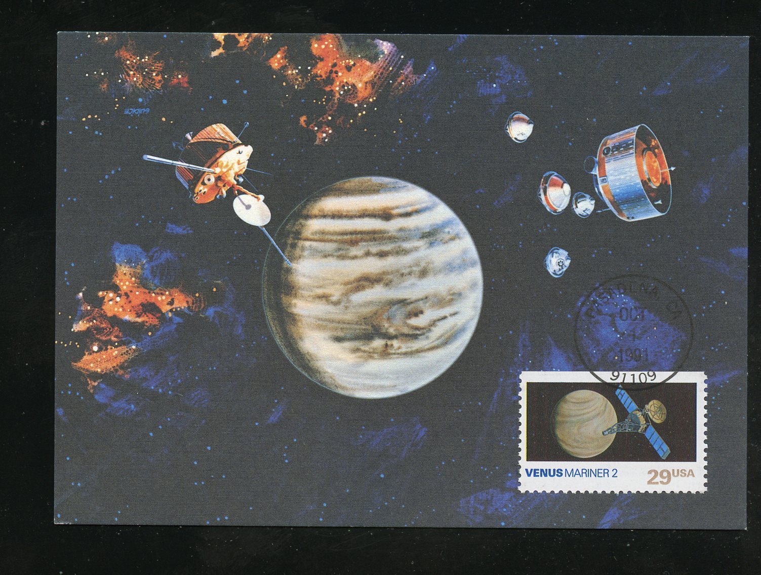 US 2569 Space Exploration - Venus Mariner 2 UA Unicover Maximum card ...