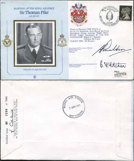 CDM14a RAF COMMANDER Sir Thomas Pike Gp Capt Donaldson and Wg Cdr ...