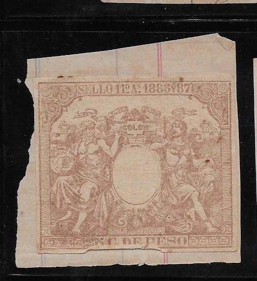 Puerto Rico Stamp, VFU Sello 1886-87 #EN HY7 | Europe - Spain ...