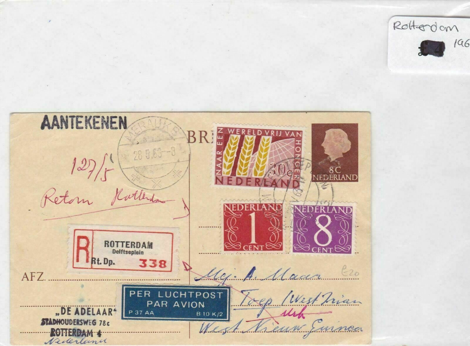 rotterdam 1963 stamp card Ref 8937 | Worldwide - Other, Stamp / HipStamp