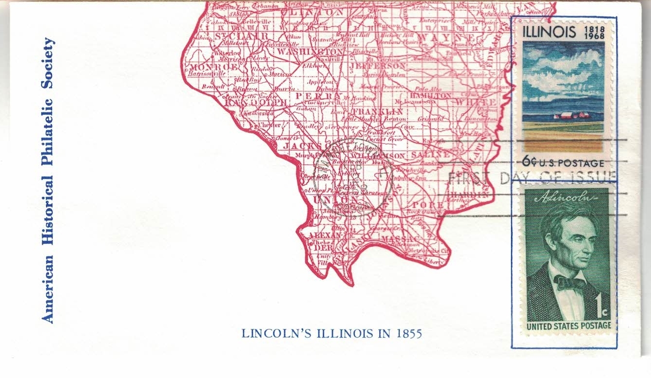 1968 FDC, #1338, 6c Illinois Statehood, Frank R. Raciti (3) | United ...