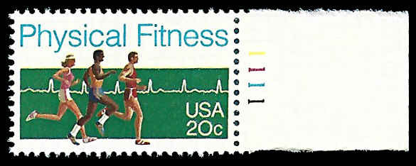 PCBstamps US #2043 20c Physical Fitness, MNH, (31) | United States ...