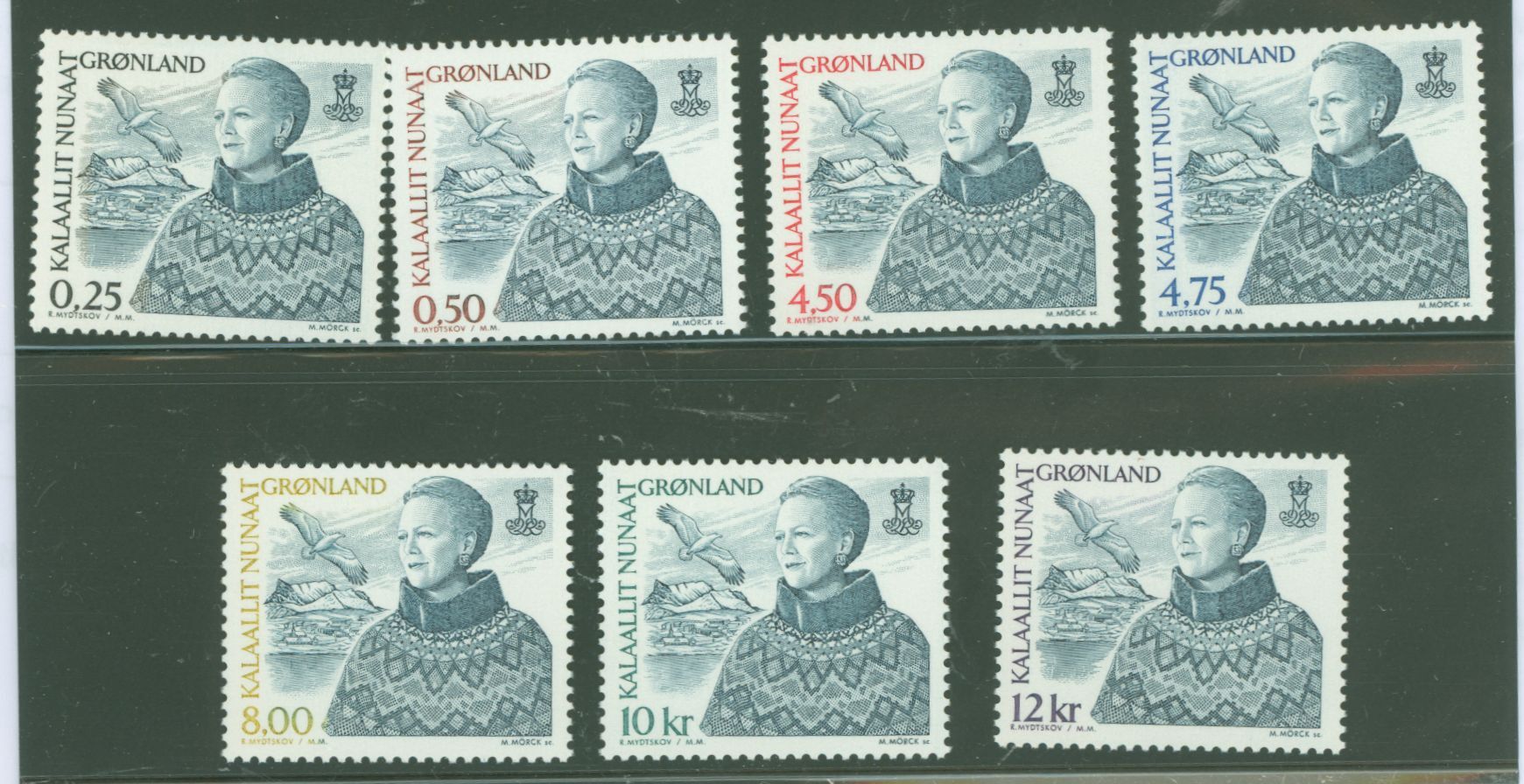 Greenland #364-375 Single (Complete Set) | Europe - Greenland, General ...